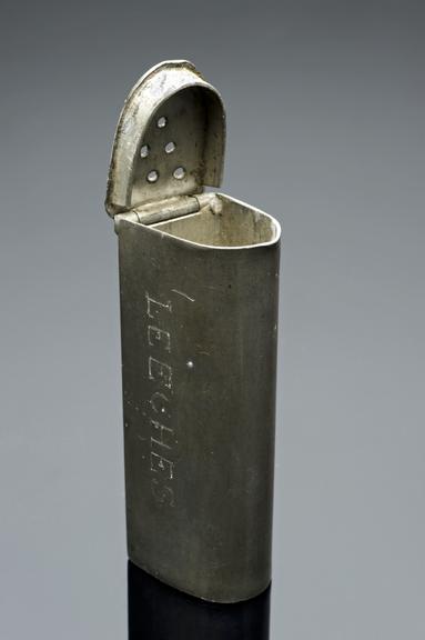 Pewter box for transporting leeches | Science Museum Group Collection