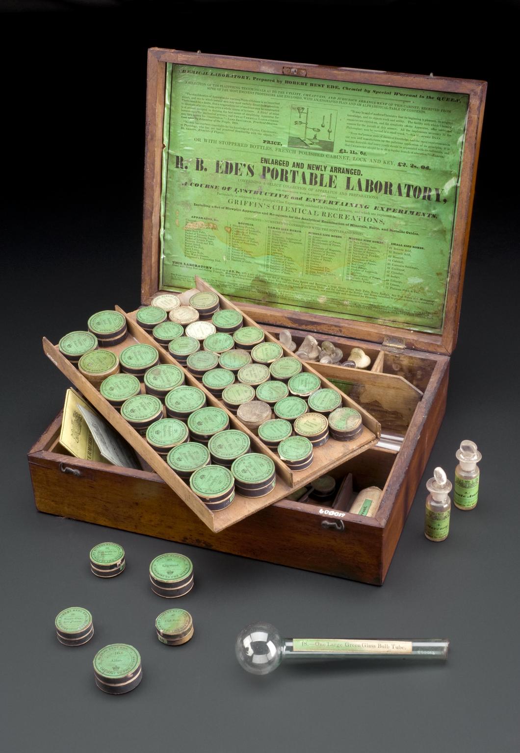 Robert Best Ede's chemistry set, England, 1840-1900 | Science Museum ...