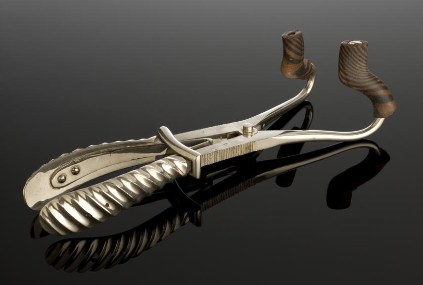 Fergusson-type anaesthetic mouth gag with Ackland tooth plates ...