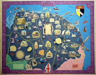 A map of Norfolk | Science Museum Group Collection