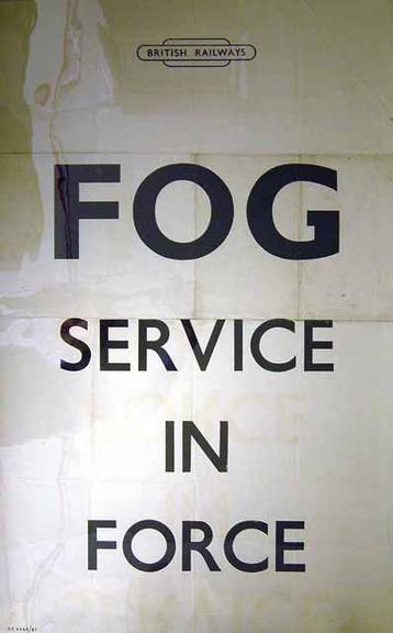 Fog service in force | Science Museum Group Collection