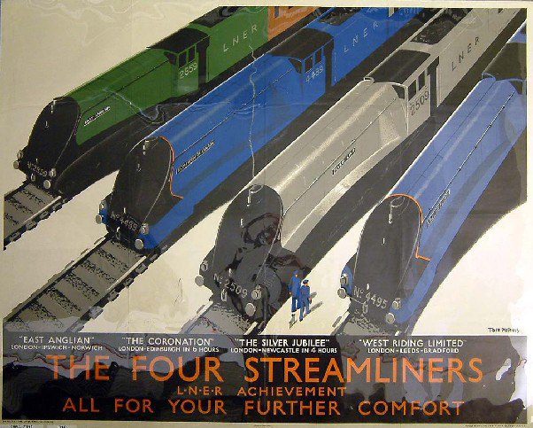 The Four Steamliners | Science Museum Group Collection