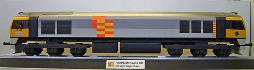 Model locomotive: British Rail Railfreight Class 60 No.60001 'Design ...
