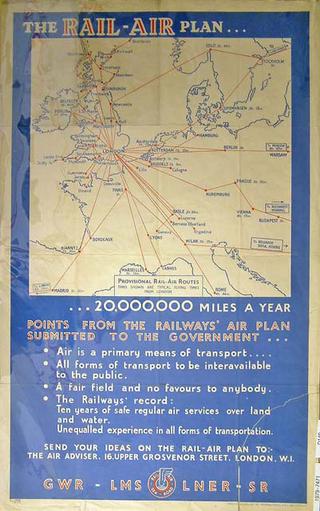 The Rail-Air Plan....20,000,000 Miles a Year | Science Museum Group ...