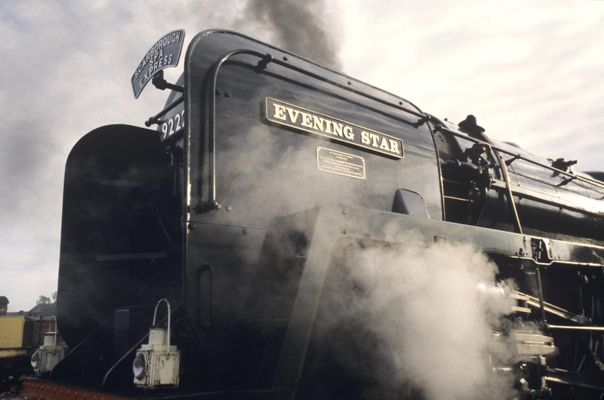Steam locomotive, entitled Evening Star | Science Museum Group Collection