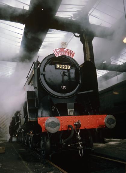 Steam locomotive, entitled Evening Star | Science Museum Group Collection