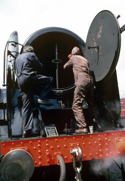 Steam locomotive, entitled Evening Star | Science Museum Group Collection