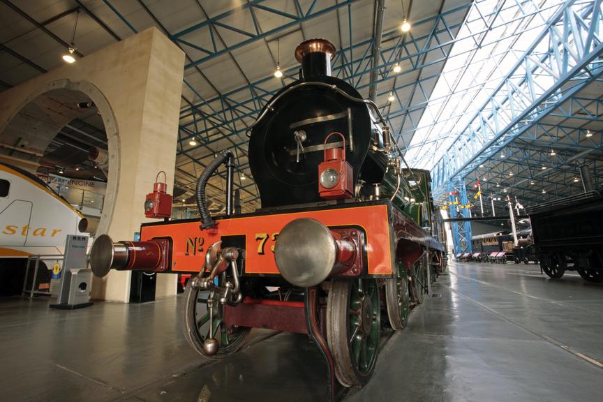 South Eastern & Chatham Railway Class D 4-4-0 steam locomotive No 737 ...