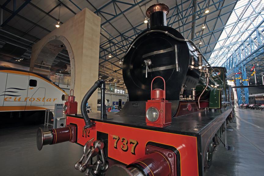 South Eastern & Chatham Railway Class D 4-4-0 steam locomotive No 737 ...