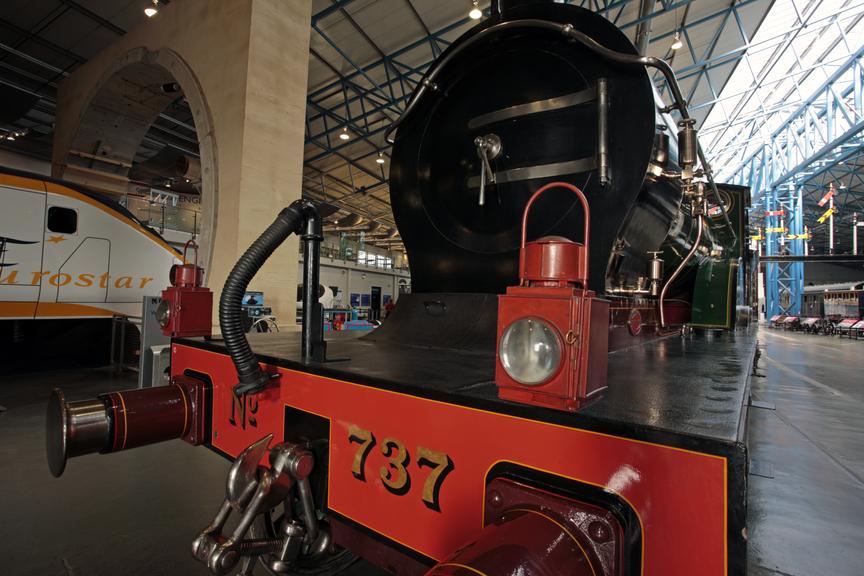 South Eastern & Chatham Railway Class D 4-4-0 steam locomotive No 737 ...