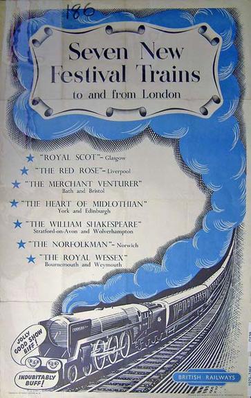 seven new festival trains | Science Museum Group Collection