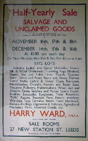 Half yearly sale - salvage and unclaimed goods | Science Museum Group ...