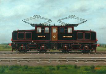 NER electric locomotive, 1915 | Science Museum Group Collection