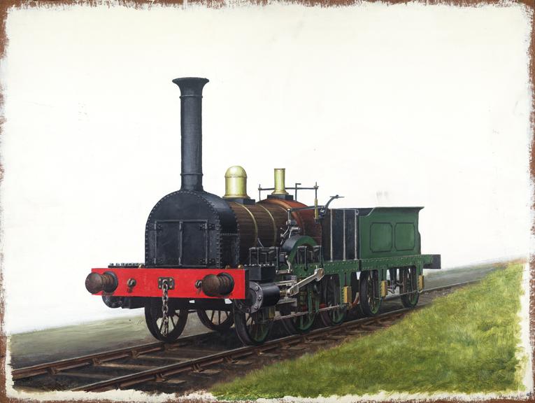 2-2-2 locomotive by george forrester | Science Museum Group Collection