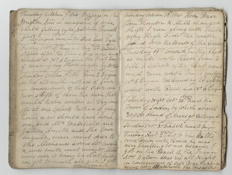 Private diary of John Watson, police constable | Science Museum Group ...