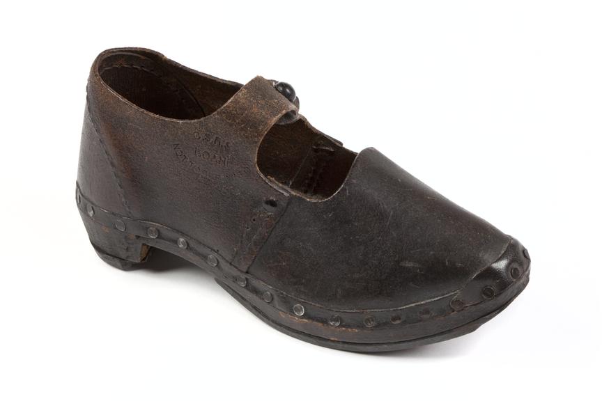 Pair of children's clogs | Science Museum Group Collection
