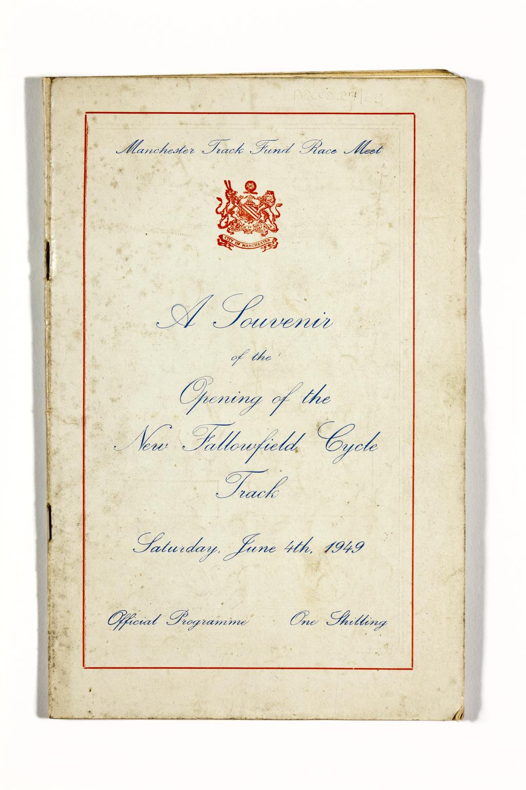 A Souvenir of the Opening of the New Fallowfield Cycle Track | Science ...