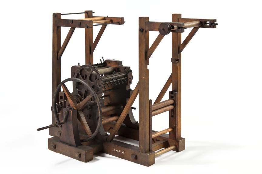 Calico printing machine model | Science Museum Group Collection