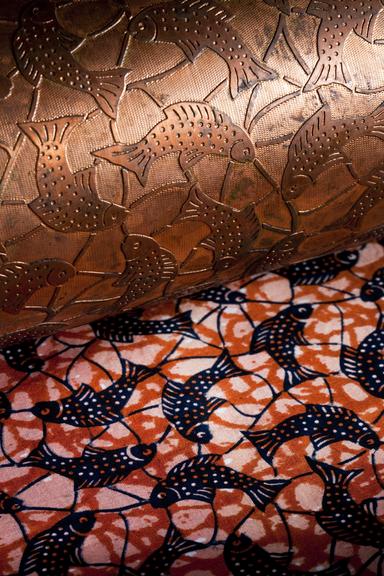 ABC Wax fabric sample | Science Museum Group Collection