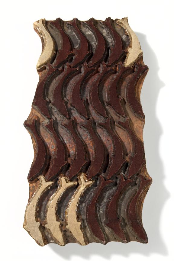 ABC Wax dolphin design hand printing block | Science Museum Group ...