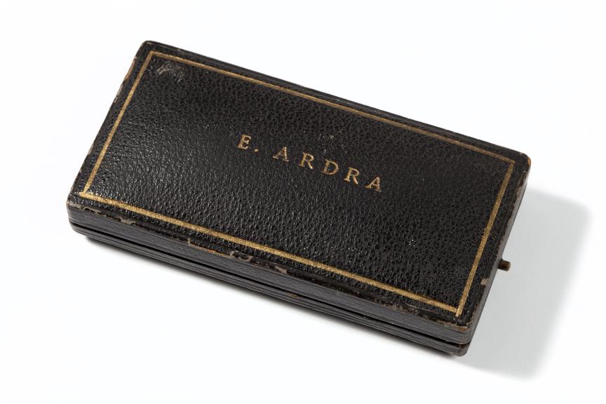 medal presented to Edward Arda for services rendered during a fire at ...