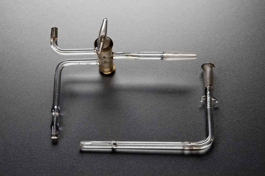 Broken tubing containing tap and pipette | Science Museum Group Collection