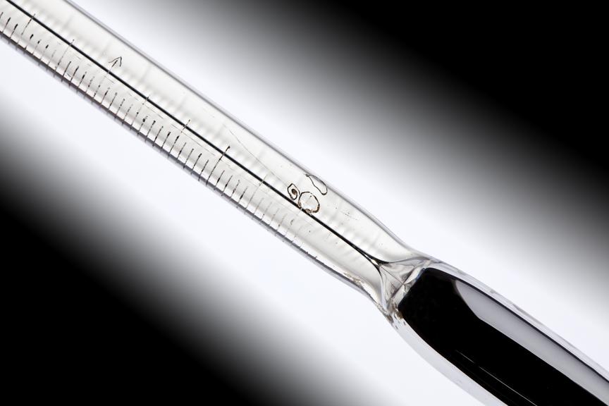 Graduated mercury thermometer | Science Museum Group Collection