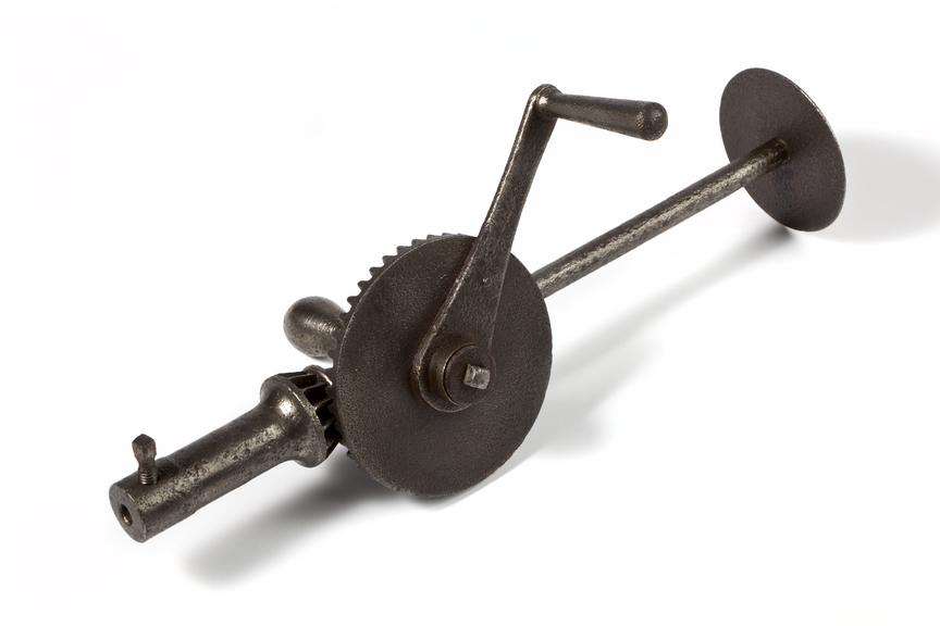 All-steel hand-operated breast drill | Science Museum Group Collection