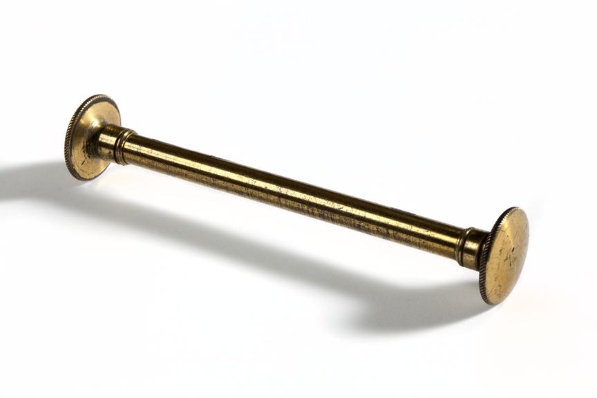 Brass fire pistol, known as a fire piston | Science Museum Group Collection