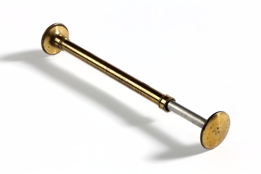 Brass fire pistol, known as a fire piston | Science Museum Group Collection