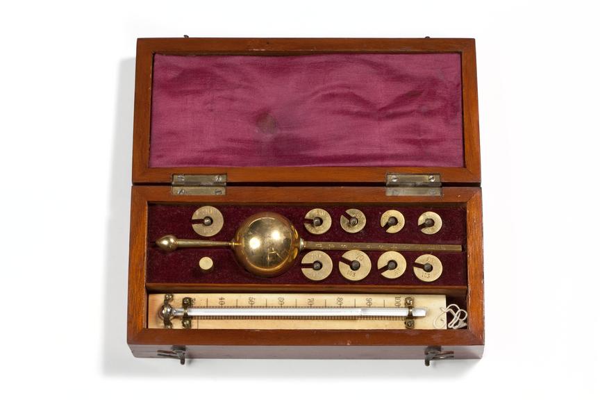 Thermometer and hydrometer, 1880 | Science Museum Group Collection