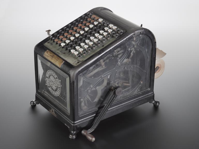 Burroughs hand operated adding and listing machine | Science Museum ...