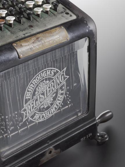 Burroughs hand operated adding and listing machine | Science Museum ...