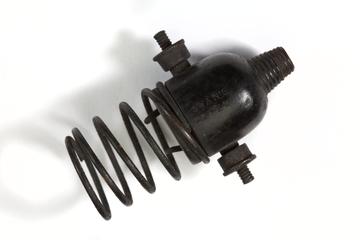 spring loaded hook type lamp holder | Science Museum Group Collection