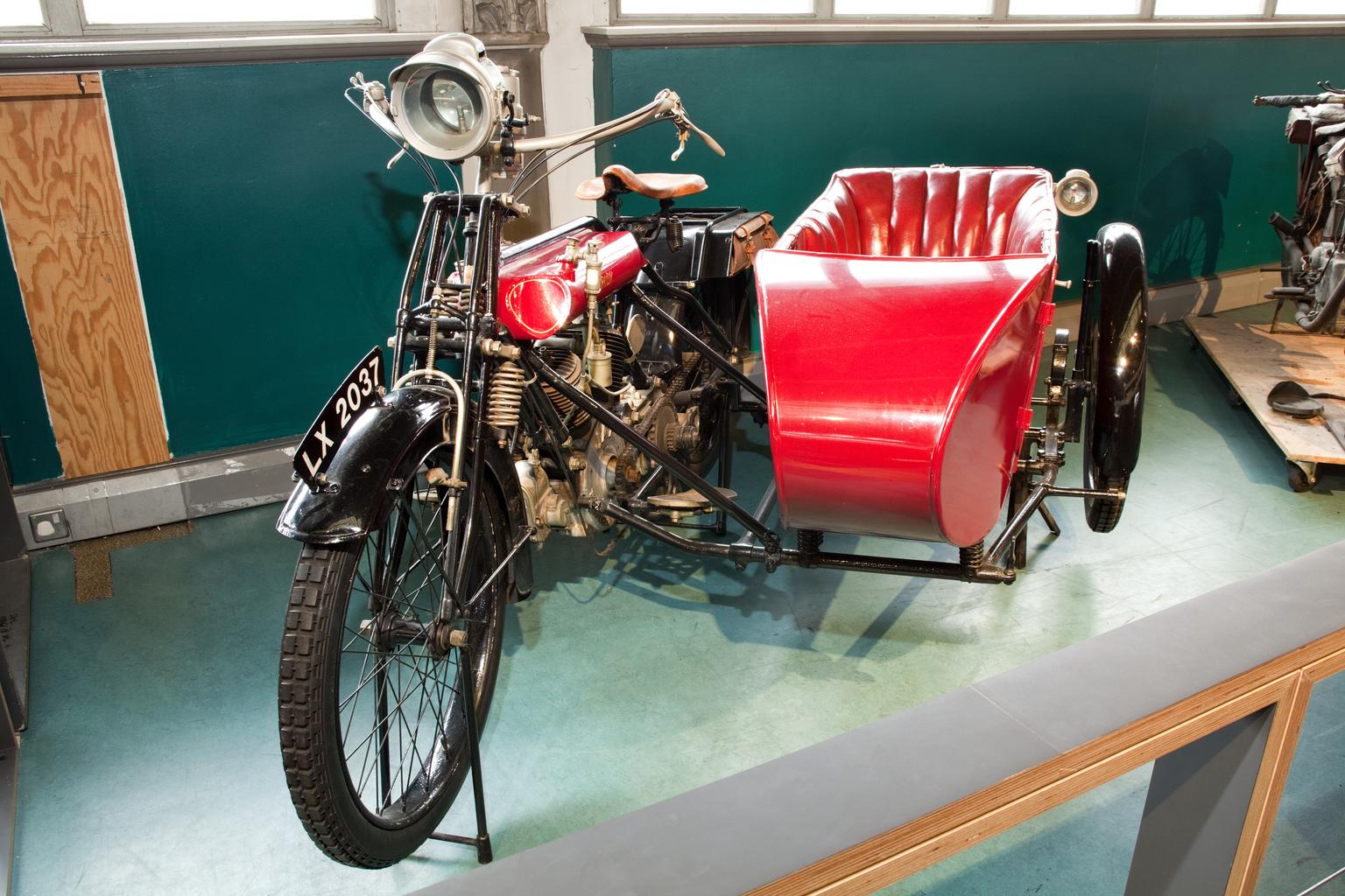 Motorcycle and sidecar combination | Science Museum Group Collection