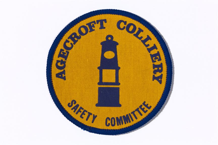 Badge, Agecroft Colliery Safety Committee | Science Museum Group Collection
