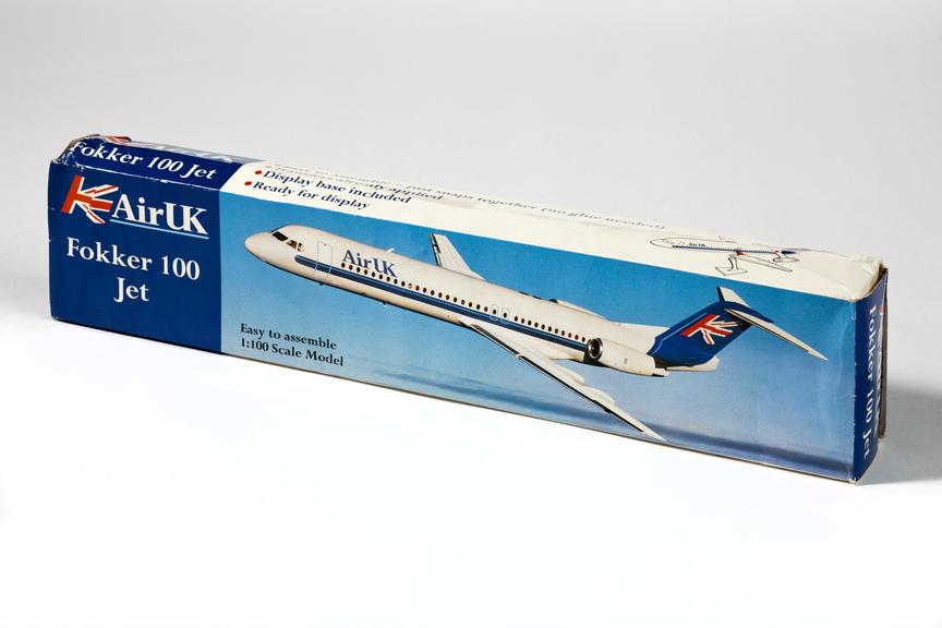 Air UK Fokker 100 Aircraft Model | Science Museum Group Collection