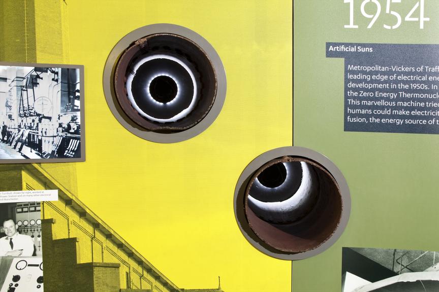 Three steam pipes from Bloom St power station | Science Museum Group ...