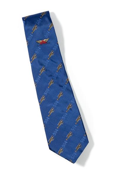 Necktie, wrapper and envelope issued by the Avro 504 Club to male ...