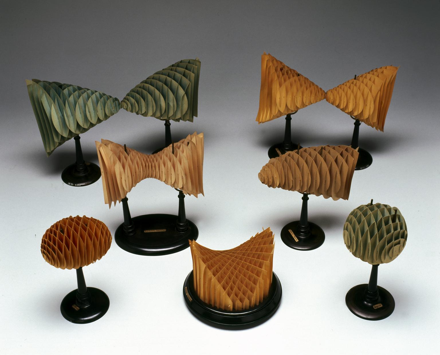 Cardboard models of Second Order Surfaces, 1901. | Science Museum Group ...