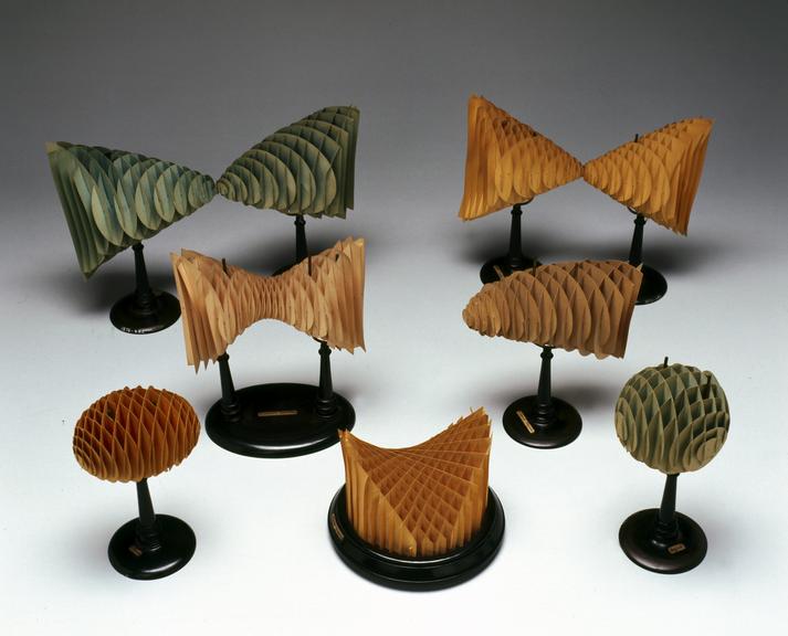 Cardboard models of Second Order Surfaces, 1901. | Science Museum Group ...