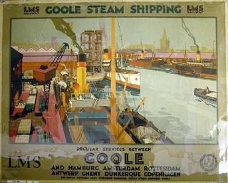 London Midland & Scottish Railway poster Goole | Science Museum Group ...