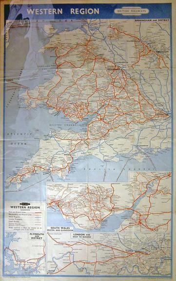 Map of Western Region | Science Museum Group Collection