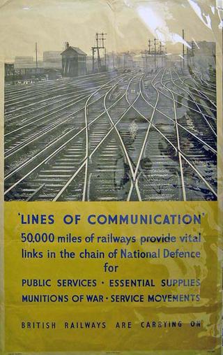 British Railways poster. Lines of Communication - 50 | Science Museum ...