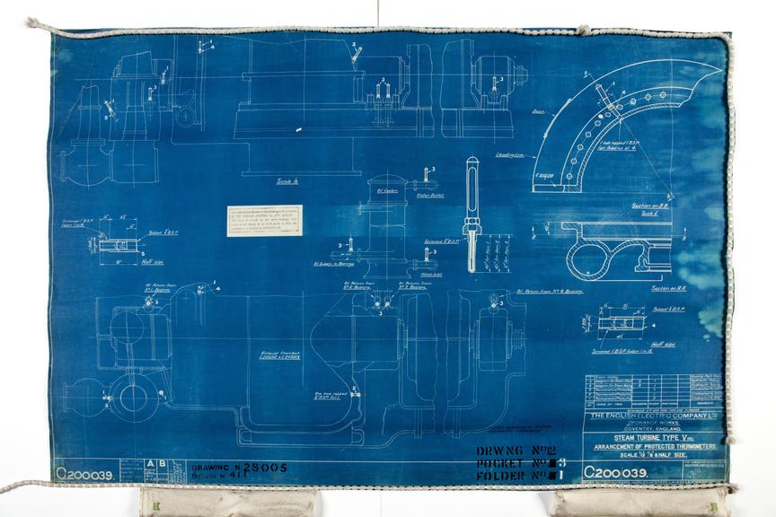 Collection of Engineering Blueprints Relating to Bolton Back O' Th ...