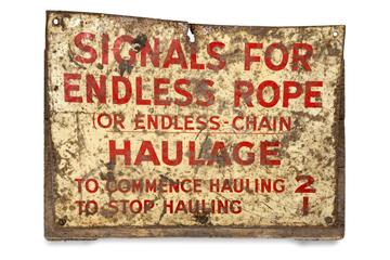 Signal for endless rope, coal mining | Science Museum Group Collection