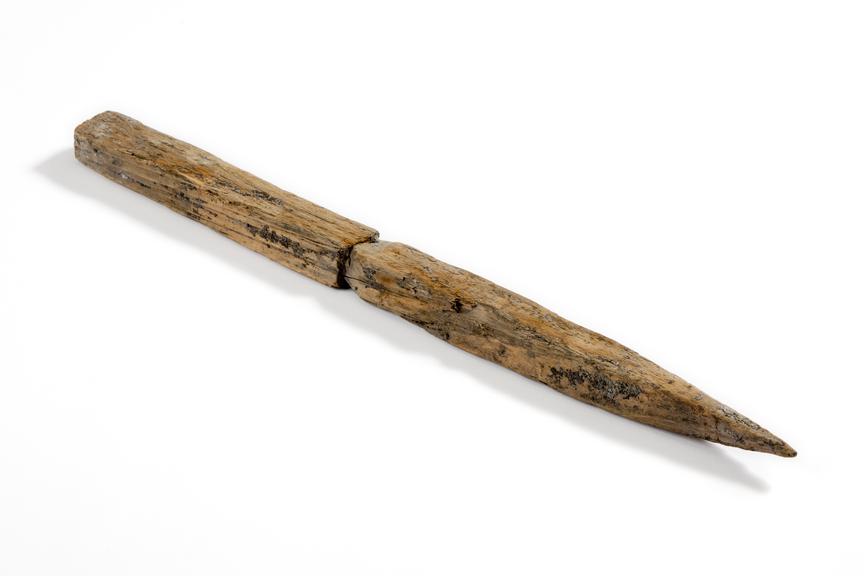 Coal miner's tally stick | Science Museum Group Collection