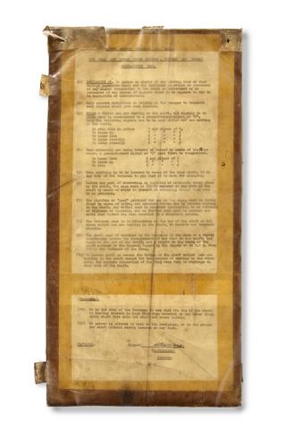 Regulations notice | Science Museum Group Collection