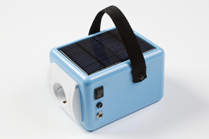 portable AC battery box made by Bboxx; a solar powered | Science Museum ...