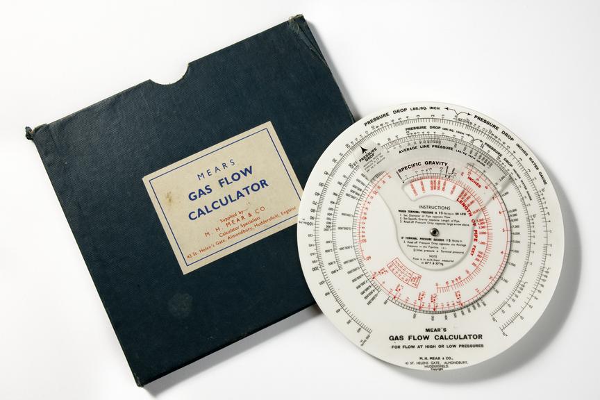 Mear's gas flow calculator. | Science Museum Group Collection